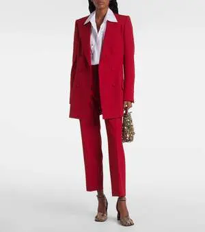 Dries Van Noten Wool Slim-fit Trousers