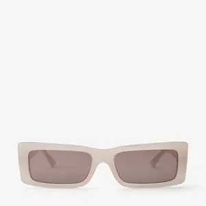 JIMMY CHOO Lennon Rectangular Sunglasses - Opal Taupe