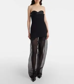 Khaite Ayla Crêpe Corset