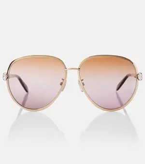 BVLGARI Serpenti Forever Aviator Sunglasses - Orange