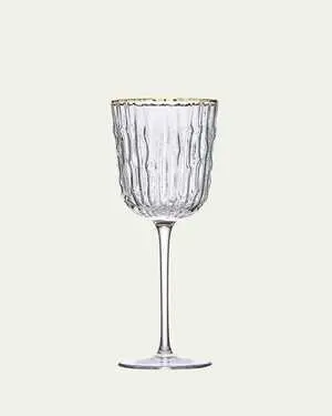 KIM SEYBERT Bamboo Wine Glass, 11 Oz - Cleargold