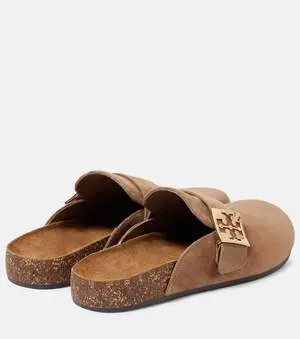 Tory Burch Mellow Suede Mules - Brown