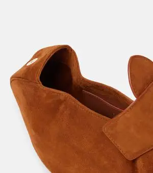 Gabriela Hearst Demi Suede Clutch - Brown
