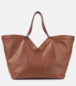 Saint Laurent Y Leather Tote Bag - Brown