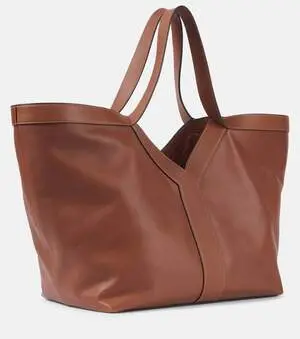 Saint Laurent Y Leather Tote Bag - Brown