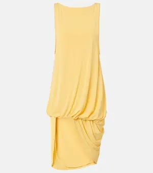Jacquemus Peplo Draped Jersey Minidress