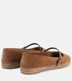 Brunello Cucinelli Monili Suede Espadrilles