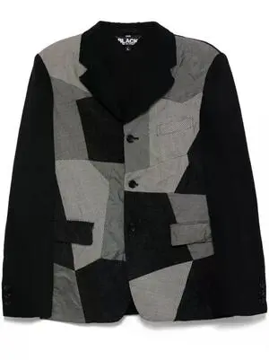 BLACK COMME DES GARÇONS Panelled Blazer - Black