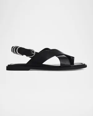 Rag & Bone Gia Leather Slingback Sandals