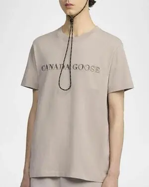 Canada Goose Apos;s Emerson Wordmark T-shirt - Beige