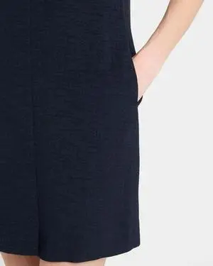 Emporio Armani Sleeveless Mini Dress - Navy Blue