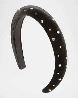 JENNIFER BEHR Jennifer Behr Paola Headband Black