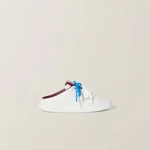 Miu Miu Leather Sneaker Mules