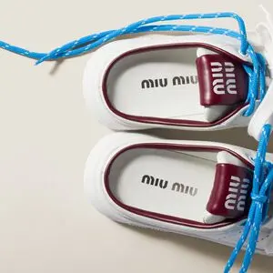 Miu Miu Leather Sneaker Mules