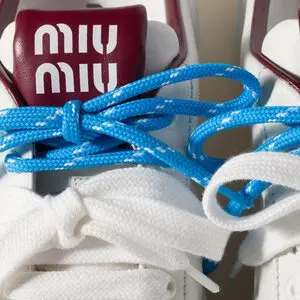 Miu Miu Leather Sneaker Mules