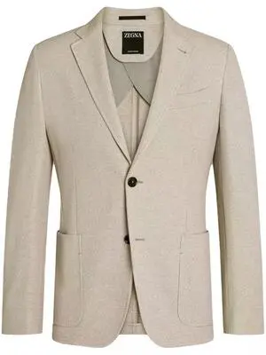 Zegna Notch-lapel Cotton Blazer