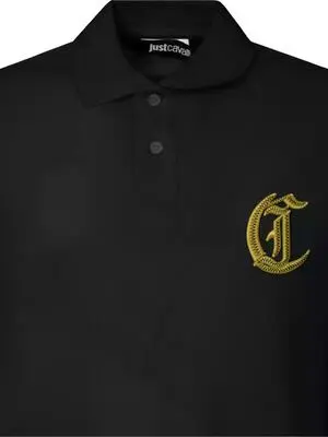 Just Cavalli Logo-embroidered Polo Shirt