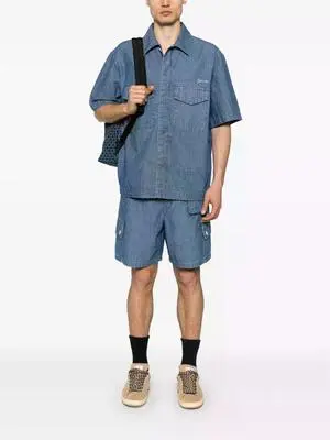 Givenchy Denim Cargo Shorts