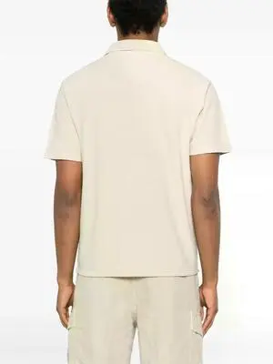Stone Island Compass-motif Polo Shirt - Neutrals
