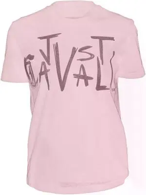 Just Cavalli Logo-appliqué T-shirt