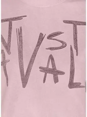 Just Cavalli Logo-appliqué T-shirt