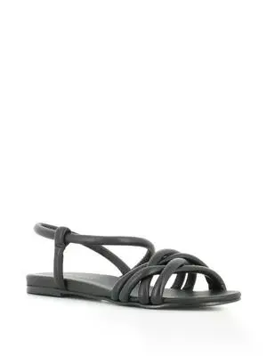 DEL CARLO Strappy Flat Sandals