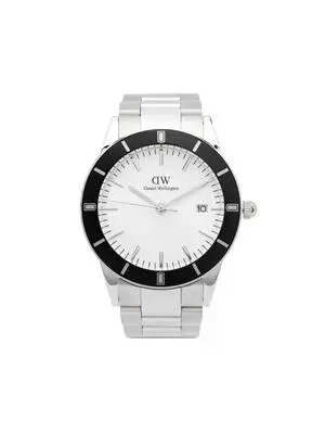 DANIEL WELLINGTON 40mm Iconic Paradigma Link Watch - White