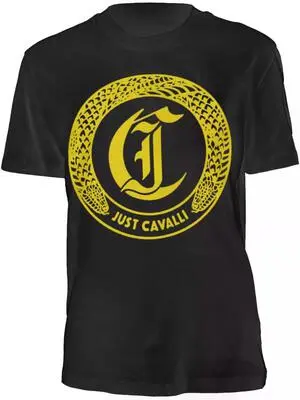 Just Cavalli Logo-print T-shirt - Black