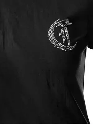 Just Cavalli Logo-embellished T-shirt - Black