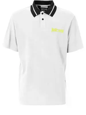 Just Cavalli Logo-embroidered Polo Shirt