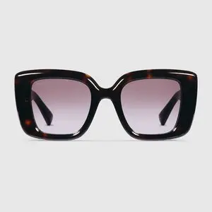 Gucci Butterfly Frame Sunglasses - Brown