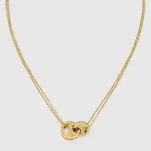 Gucci Blondie Double Chain Necklace - Gold-toned Metal