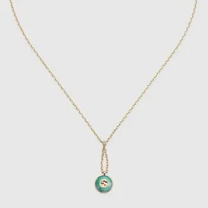 Gucci Interlocking G Pendant Necklace - Yellow Gold