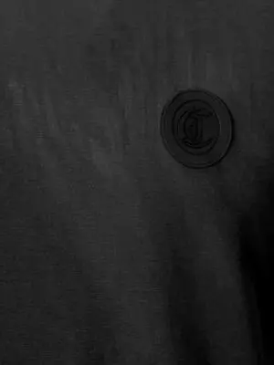 Just Cavalli Logo-appliqué T-shirt - Black
