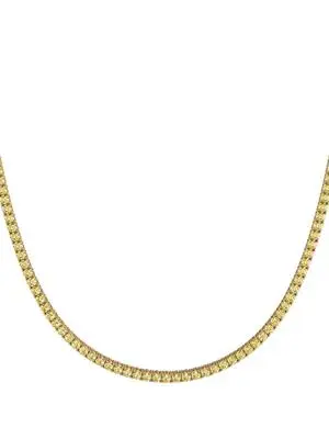 VEYNOU 18kt Recycled Gold Elara Diamond Tennis Necklace - Yellow