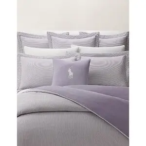 Ralph Lauren Oxford Logo-embroidered Cotton Pillowcase 65cm X 65cm - Chalet