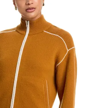 Guest In Residence Cashmere Zippered Sweater