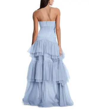 Bcbgmaxazria Strapless Corset Gown