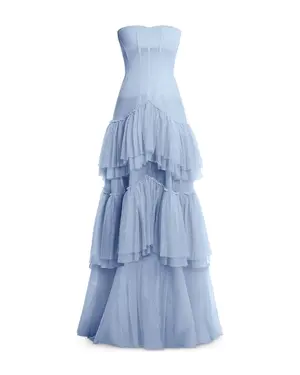 Bcbgmaxazria Strapless Corset Gown
