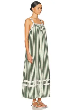 BODE Soda Stripe Maxi Dress