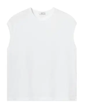 AGOLDE Leonard Crewneck Tank - White