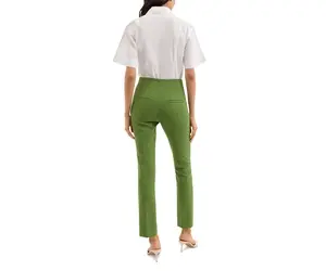 Veronica Beard Kean Ankle Pants - Lemongrass