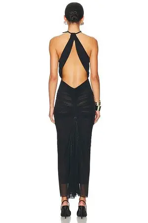 MUGLER High Neck Dress