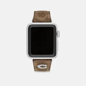 COACH® Apple Watch Strap - Tan