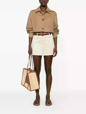 P.a.r.o.s.h Twill Shorts - Neutrals