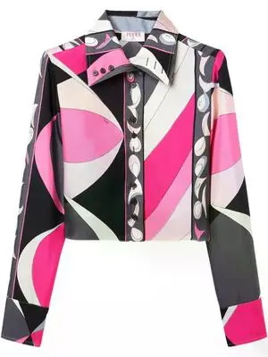 Emilio Pucci Cropped Shirt - Black