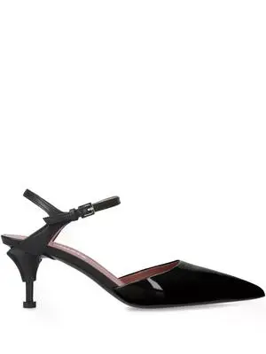 Premiata 60mm Leather Pumps - Black