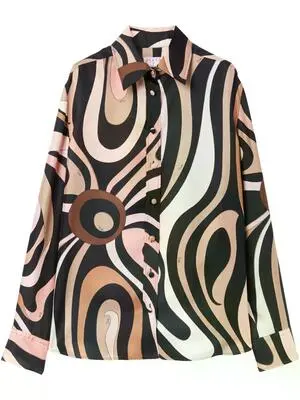 Emilio Pucci Marmo Silk Shirt