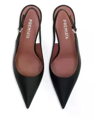 Premiata Leather Slingback Pumps