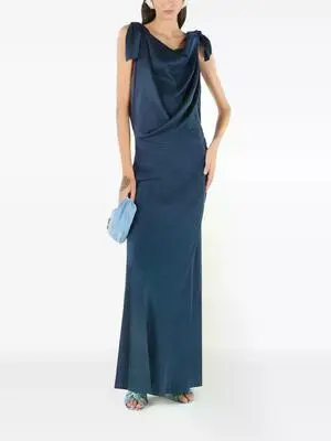 Roberto Cavalli Silk Midi Dress